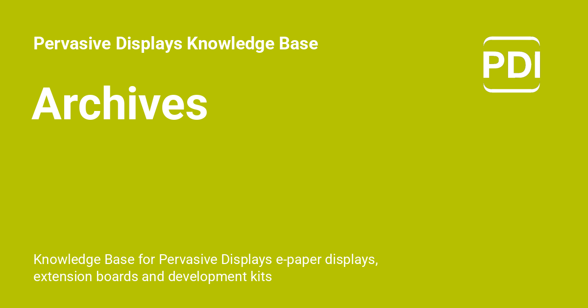 Archives - Pervasive Displays Knowledge Base