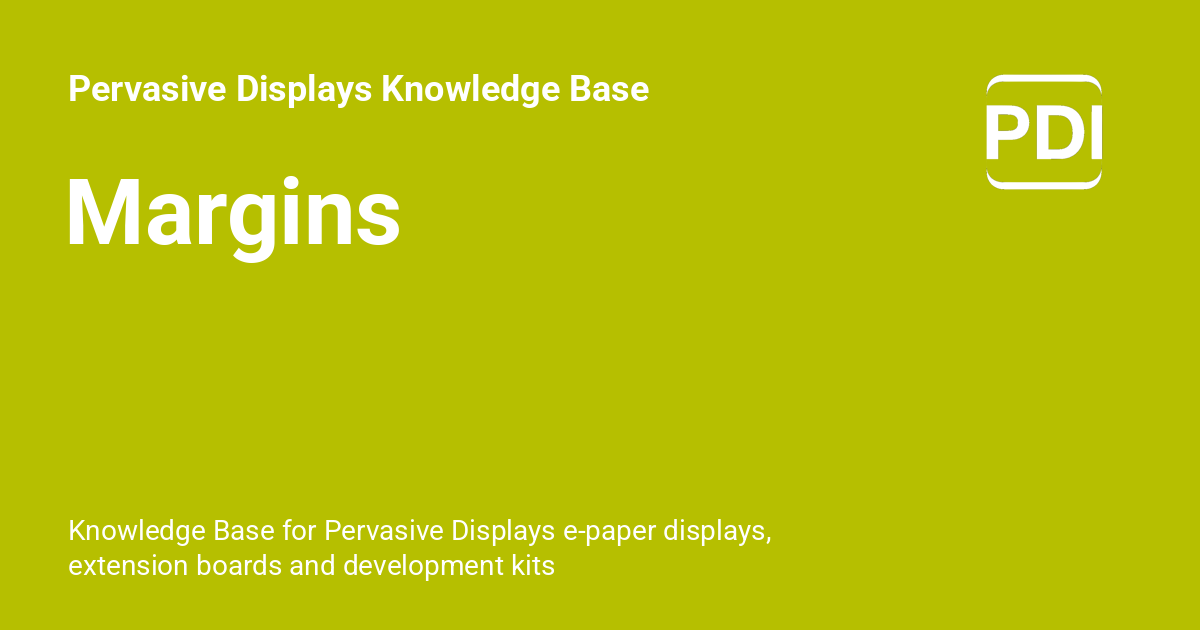 Margins - Pervasive Displays Knowledge Base